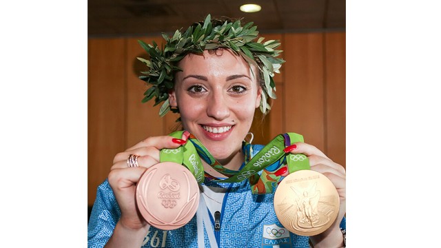 First Greek woman to bag a medal and First Olympic torchbearer at Tokyo ...