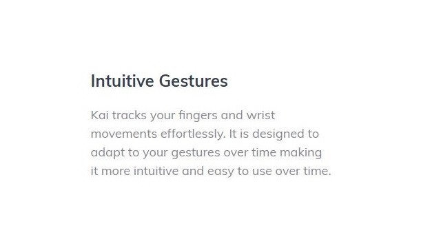 Two Entrepreneurs Startup Product KAI Might Revolutionized Gesture ...