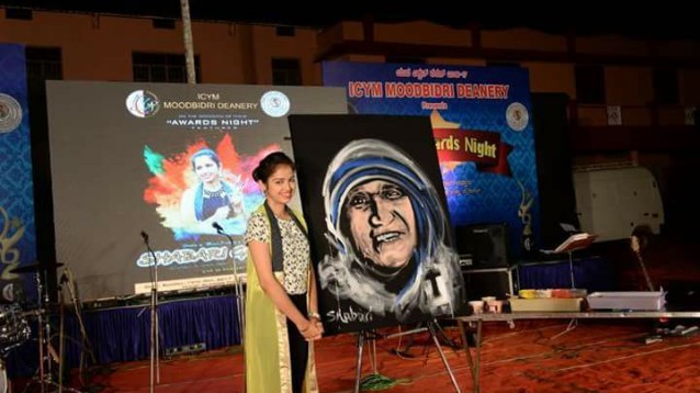 Multi Talented Artist Shabari Ganiga becomes the one and only female ...